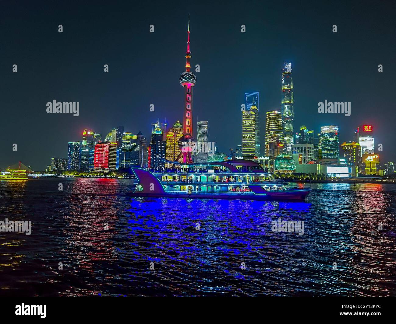 Shanghai, China, Panoramic View, Skyline, City Center, Modern ...