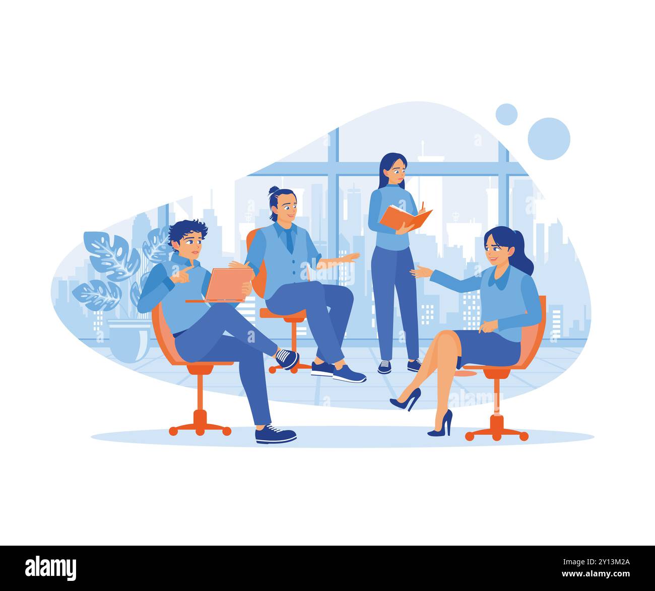 Collaborative process vector vectors hi-res stock photography and ...