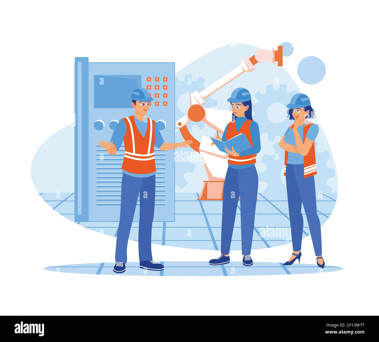 Briefing before Stock Vector Images - Alamy