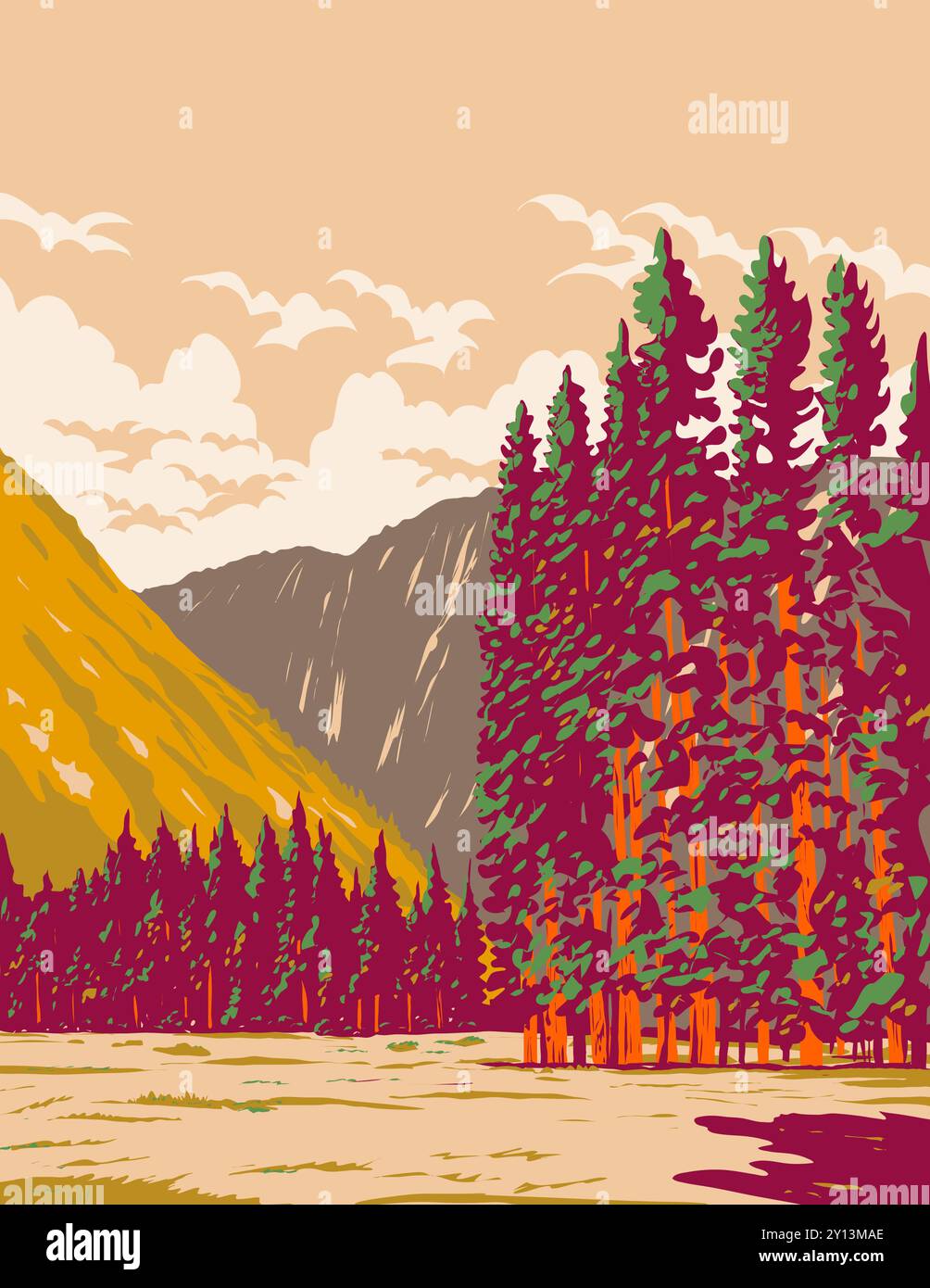 Ahwahnee Stock Vector Images - Alamy