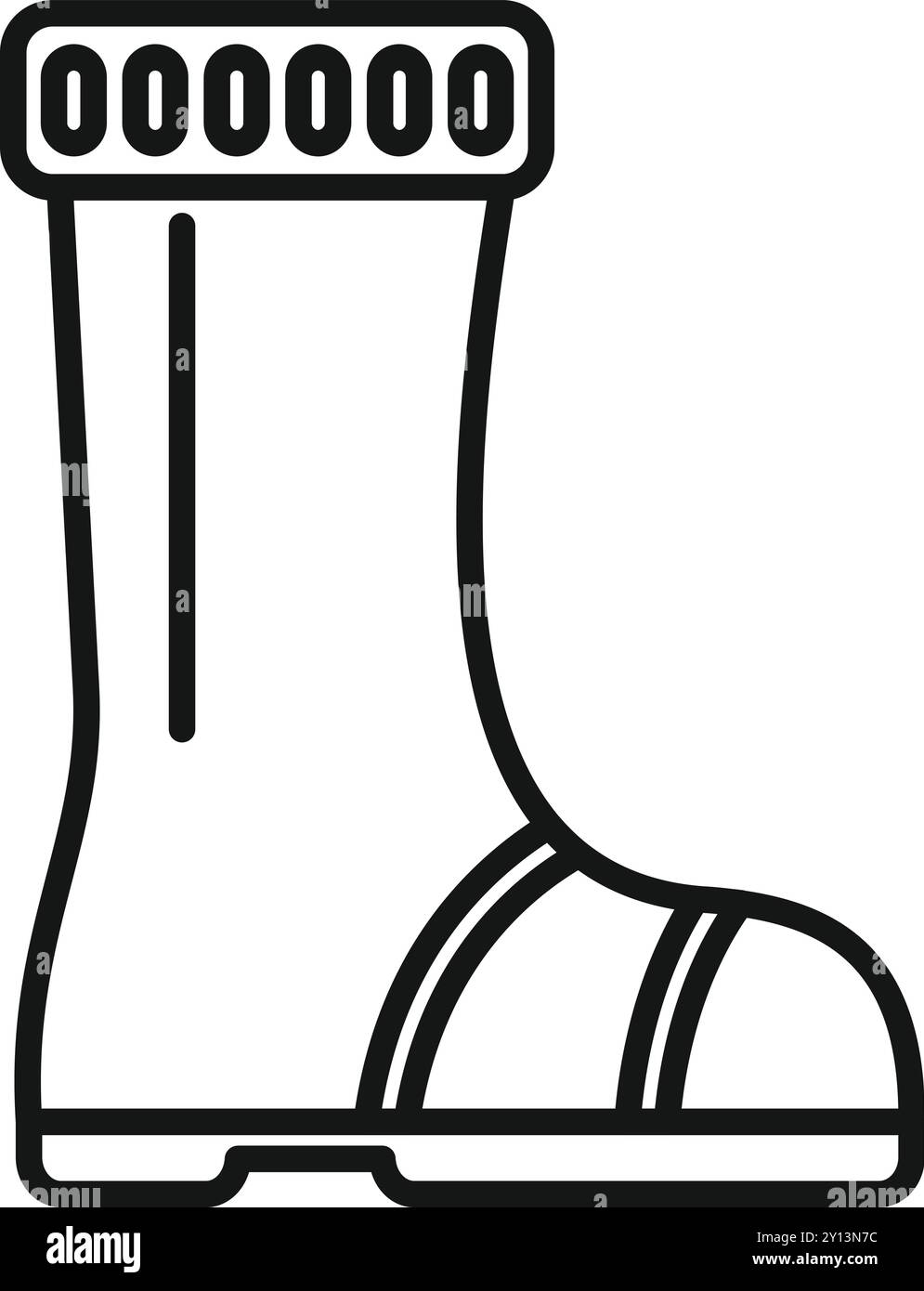 Fireman Boots Clip Art Outline