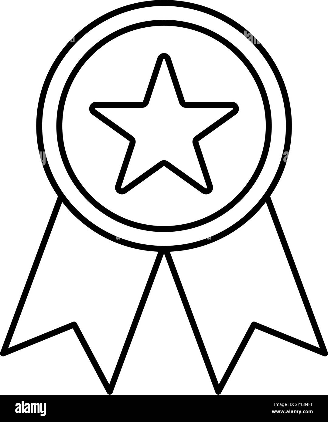 Commendation ribbons, business icons for targets, goal attainment, and ...
