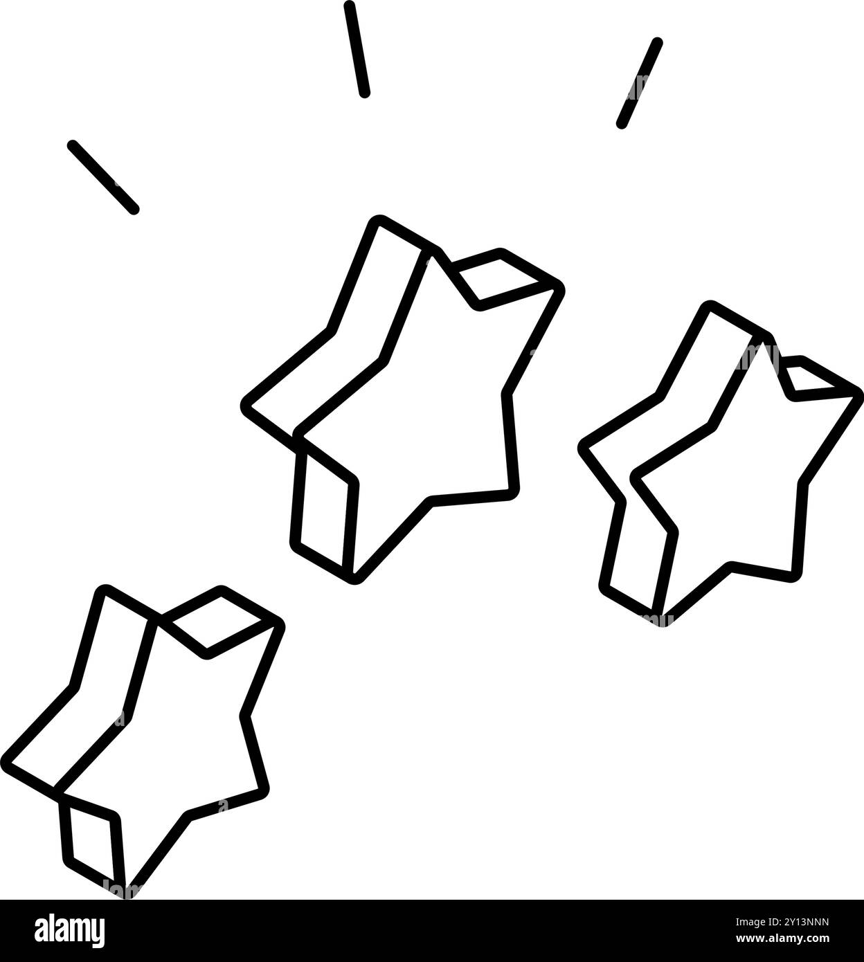 Star decoration, business icons for target, goal attainment, and goal ...