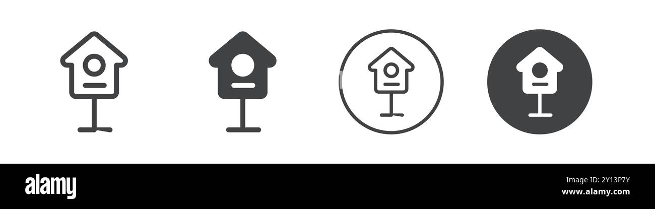 Nesting box icon simple flat vector symbol outline collection set logo ...