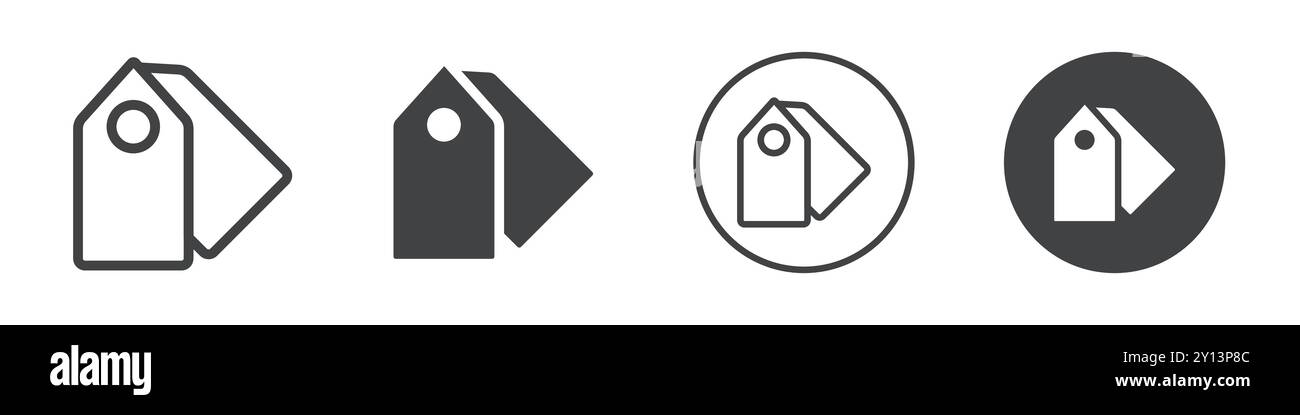 offer coupon icon simple flat vector symbol outline collection set logo ...