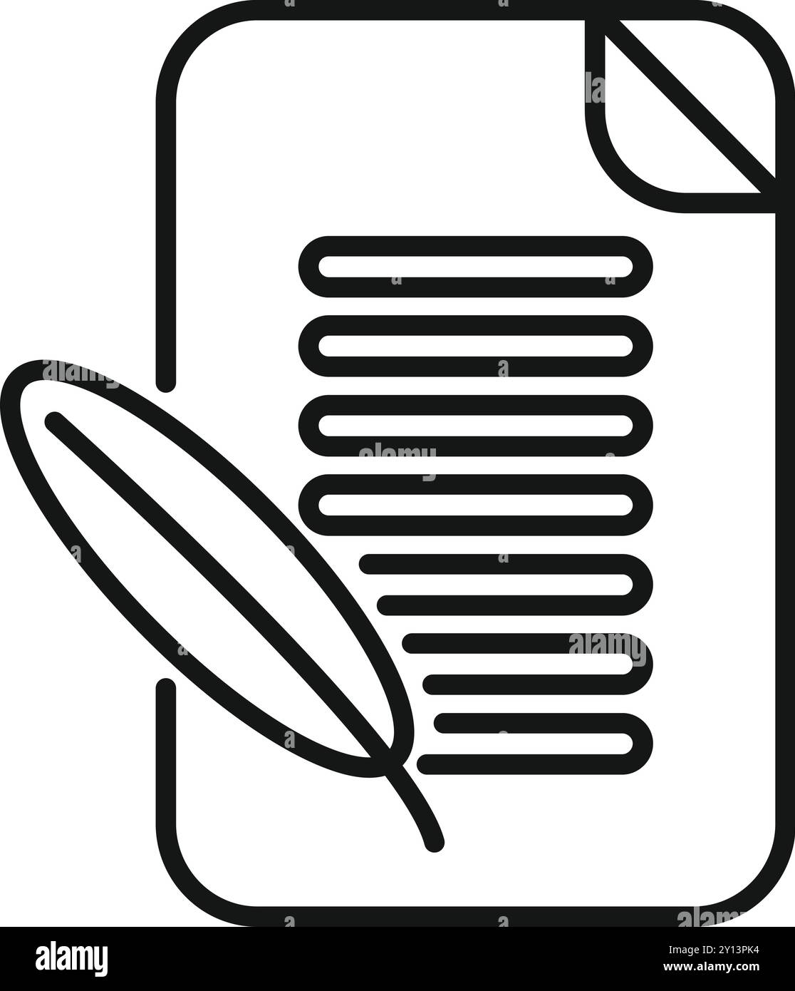 Feather writing in book Black and White Stock Photos & Images - Alamy