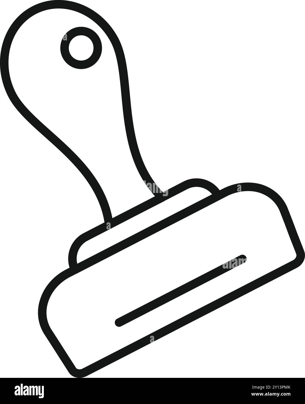 Simple vector of a rubber stamp, often used for approving documents ...