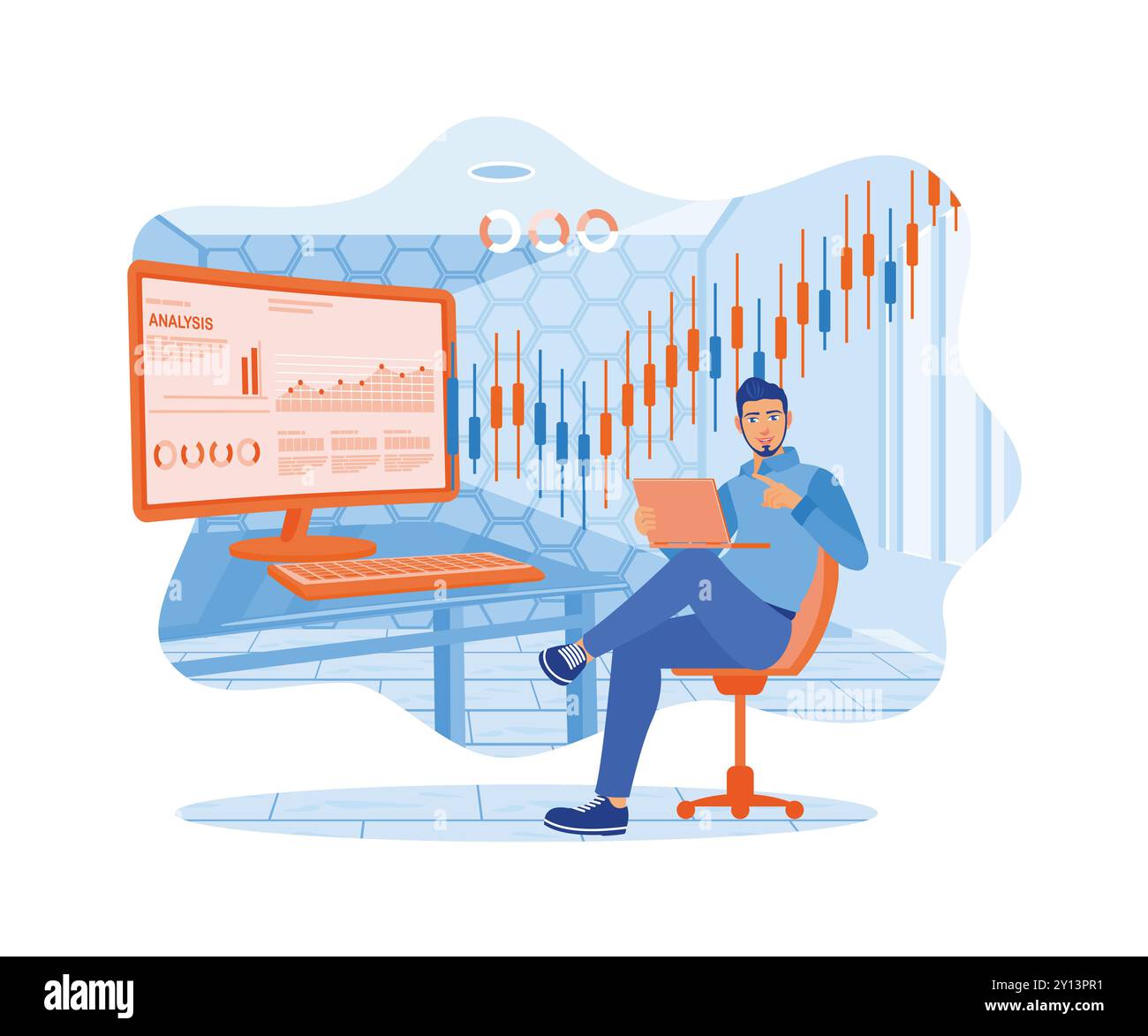 Stock trades data Cut Out Stock Images & Pictures - Alamy