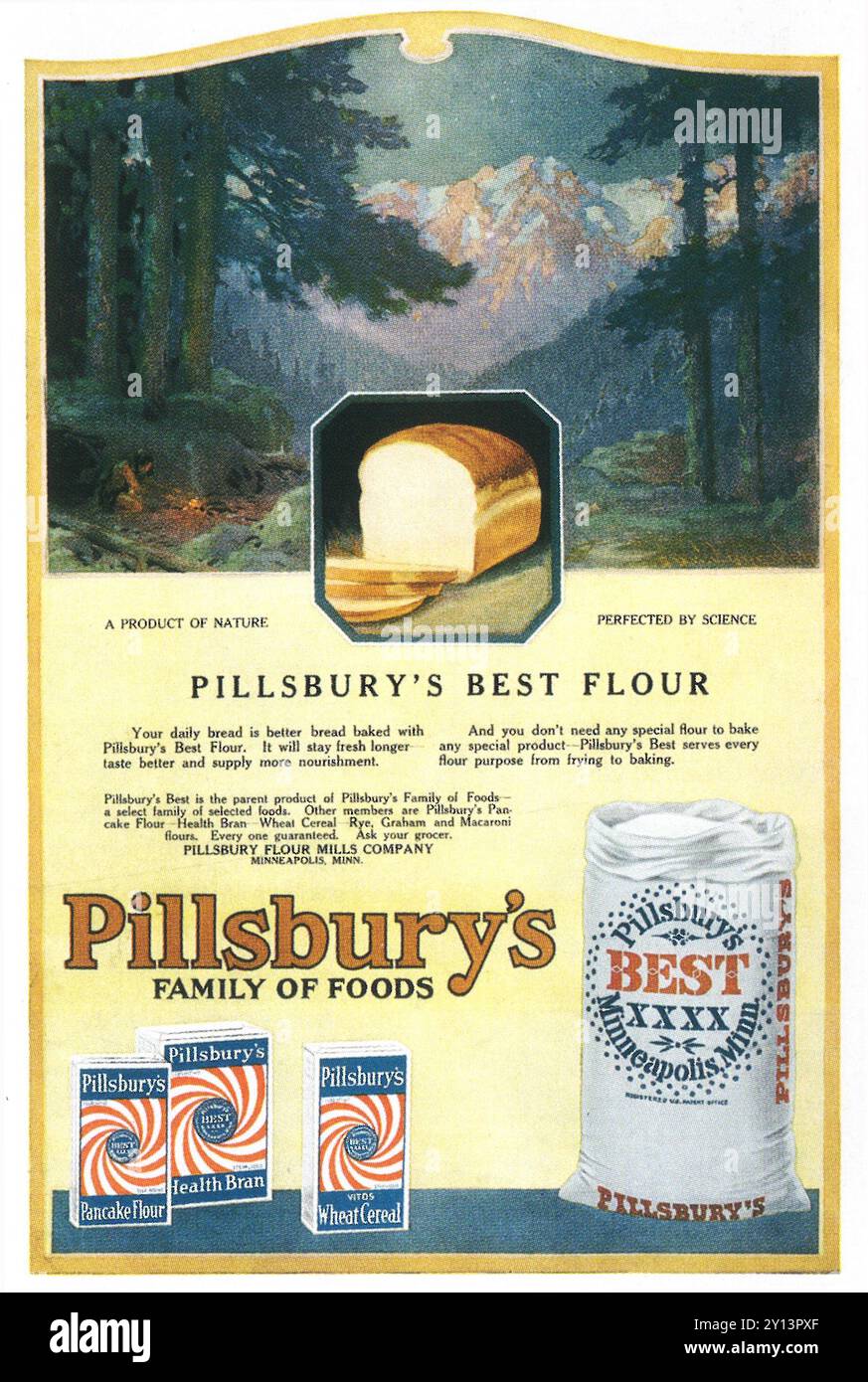 Vintage flour adverts hi-res stock photography and images - Alamy