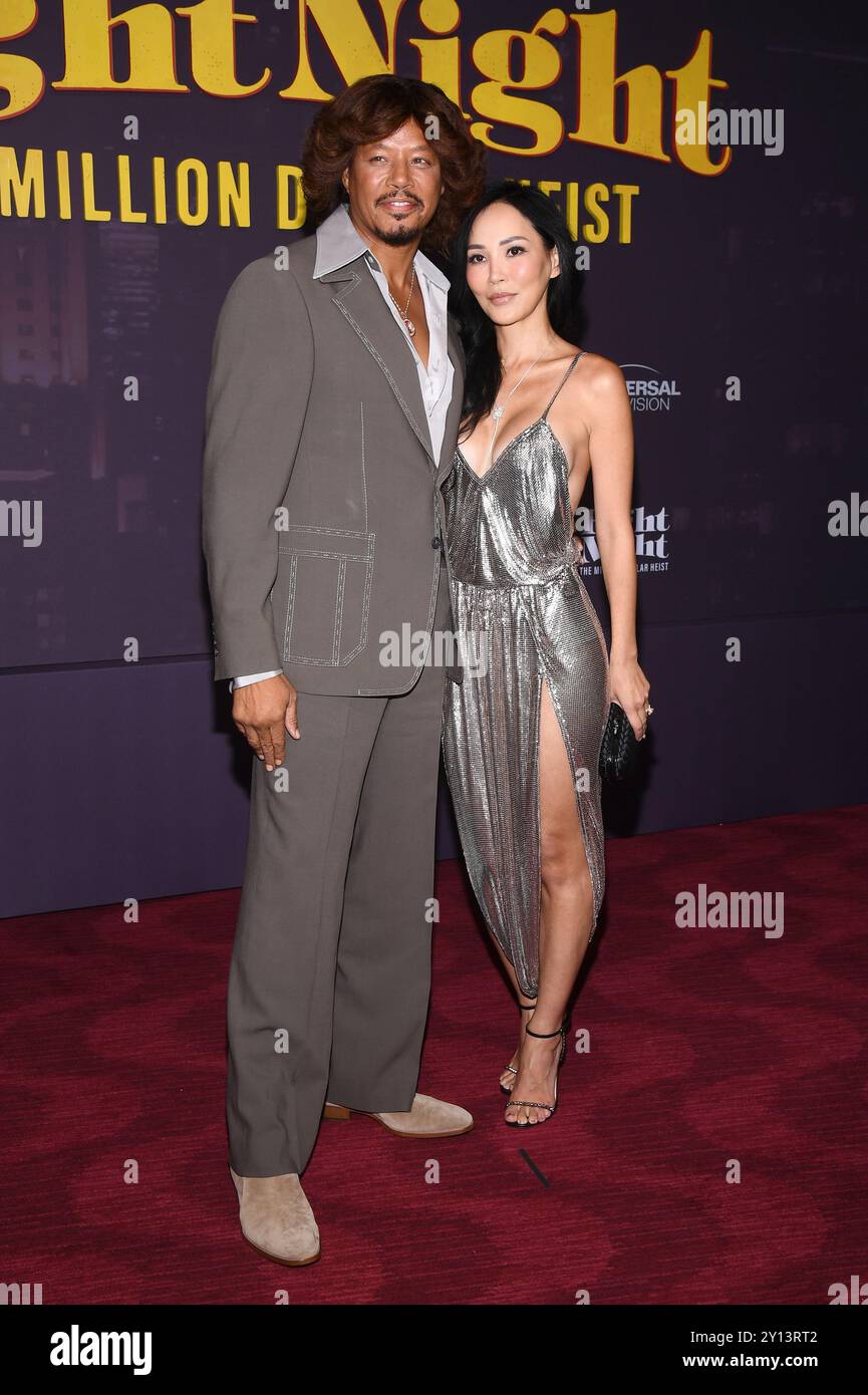 New York, USA. 04th Sep, 2024. (L-R) Terrence Howard and Mira Pak ...