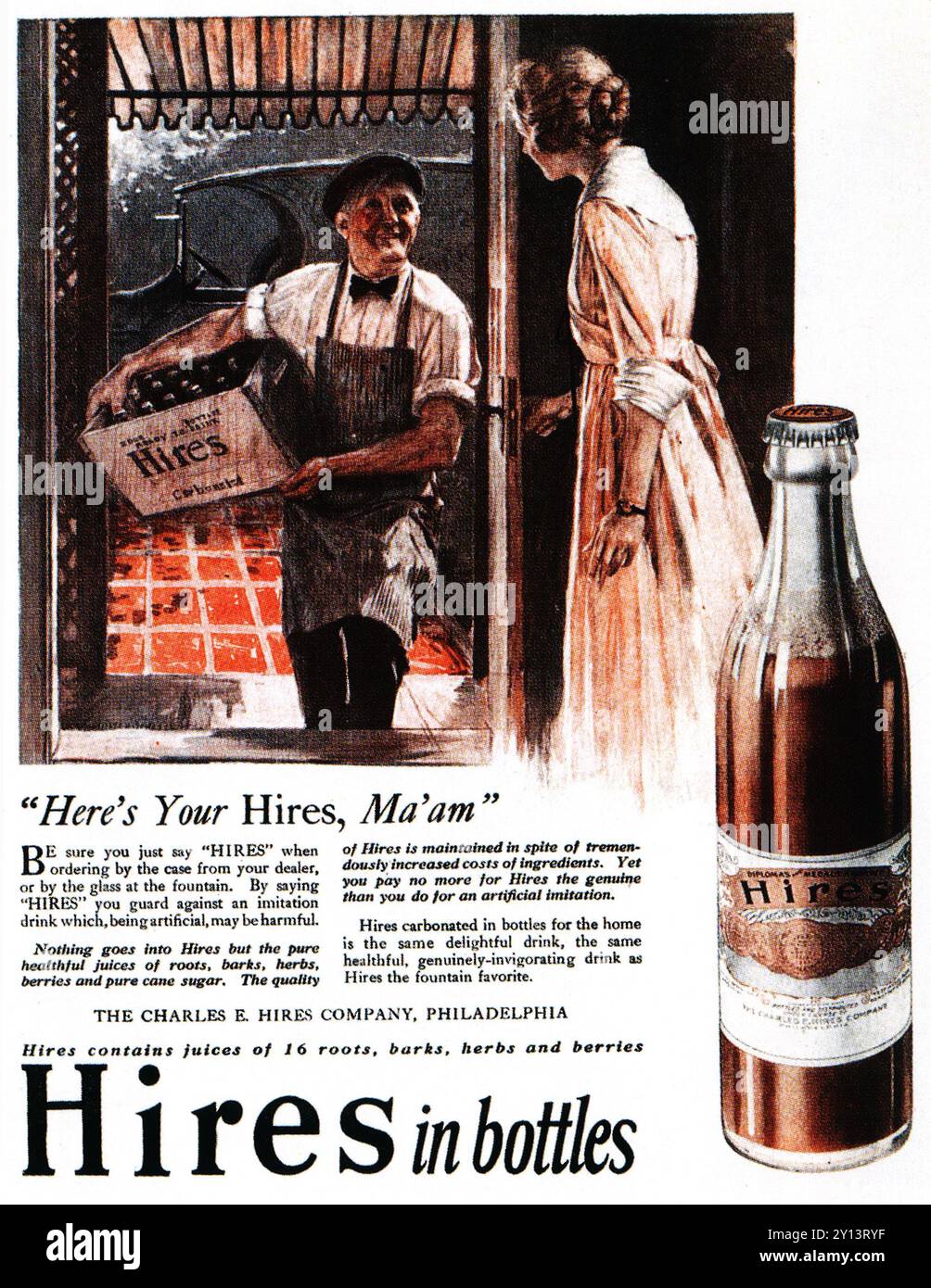 1920s illustration bottle hi-res stock photography and images - Alamy
