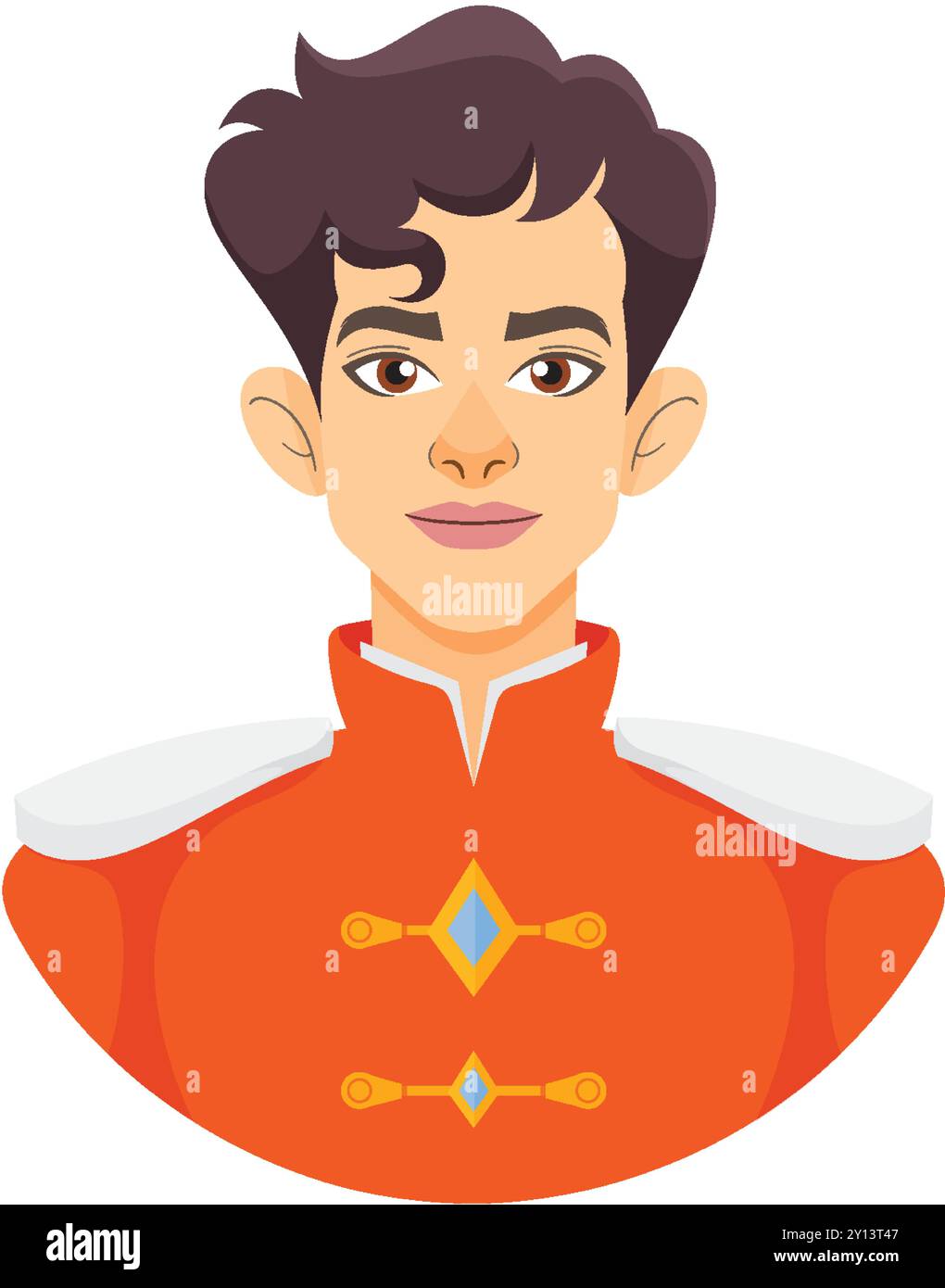 Illustration of a prince in a red uniform Stock Vector Image & Art - Alamy