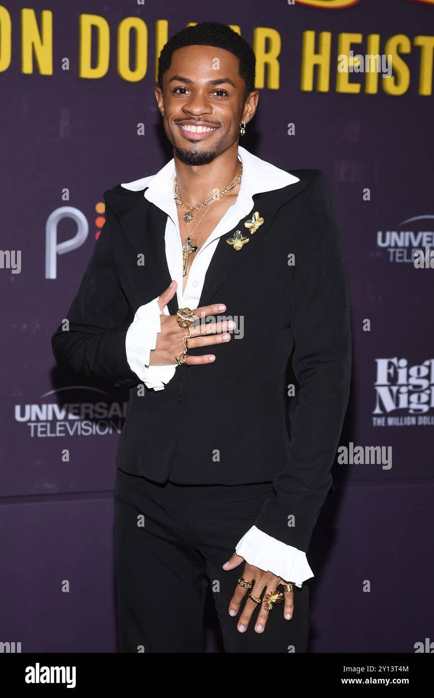 New York, USA. 04th Sep, 2024. Justen Ross attends the 'Fight Night ...