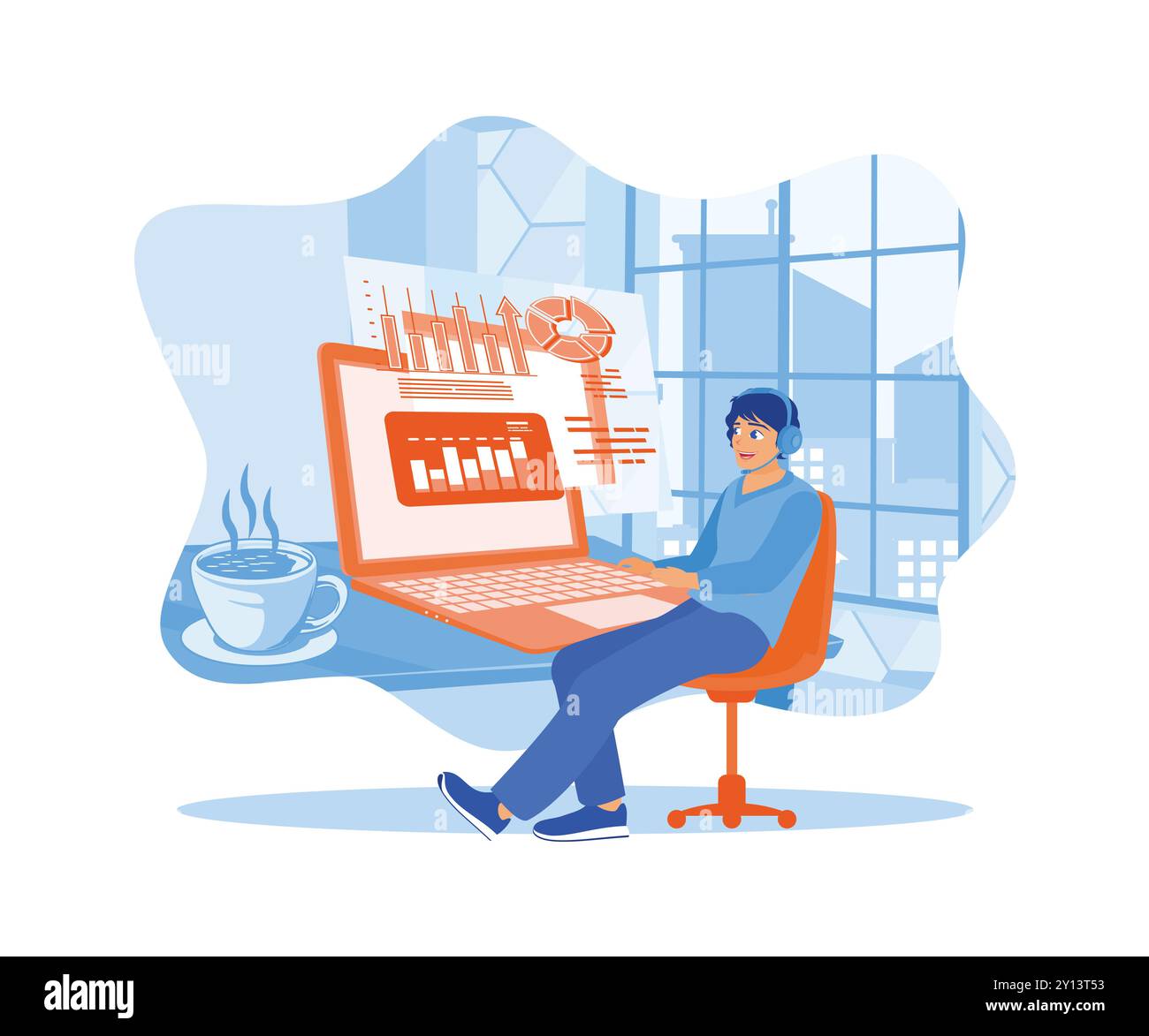 Displaying works Stock Vector Images - Alamy