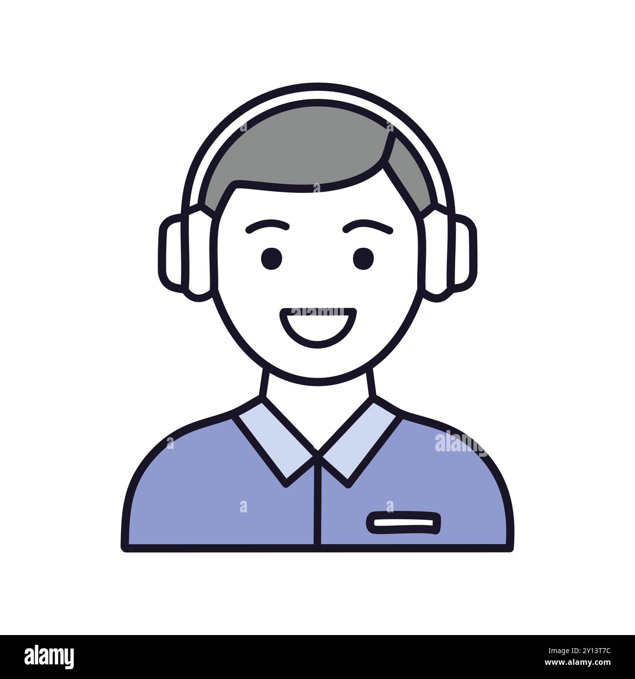 Avatar headset icon hi-res stock photography and images - Alamy