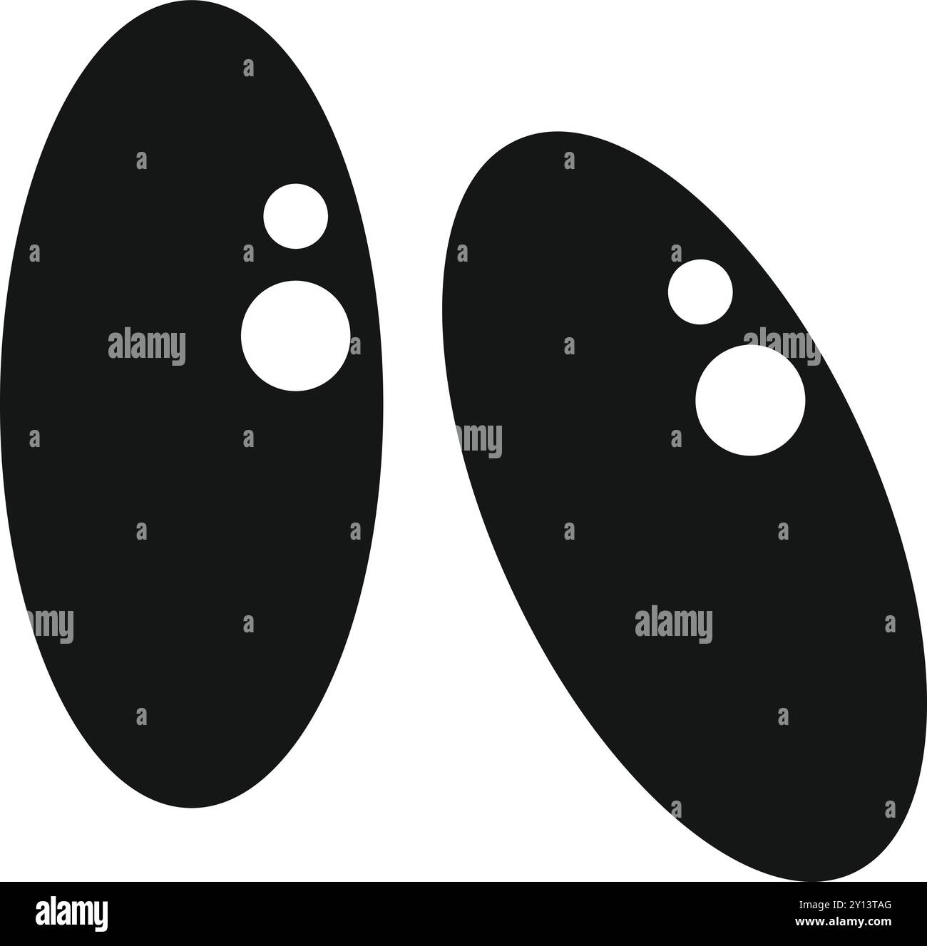 Black beans icon in simple style isolated on white background for any ...