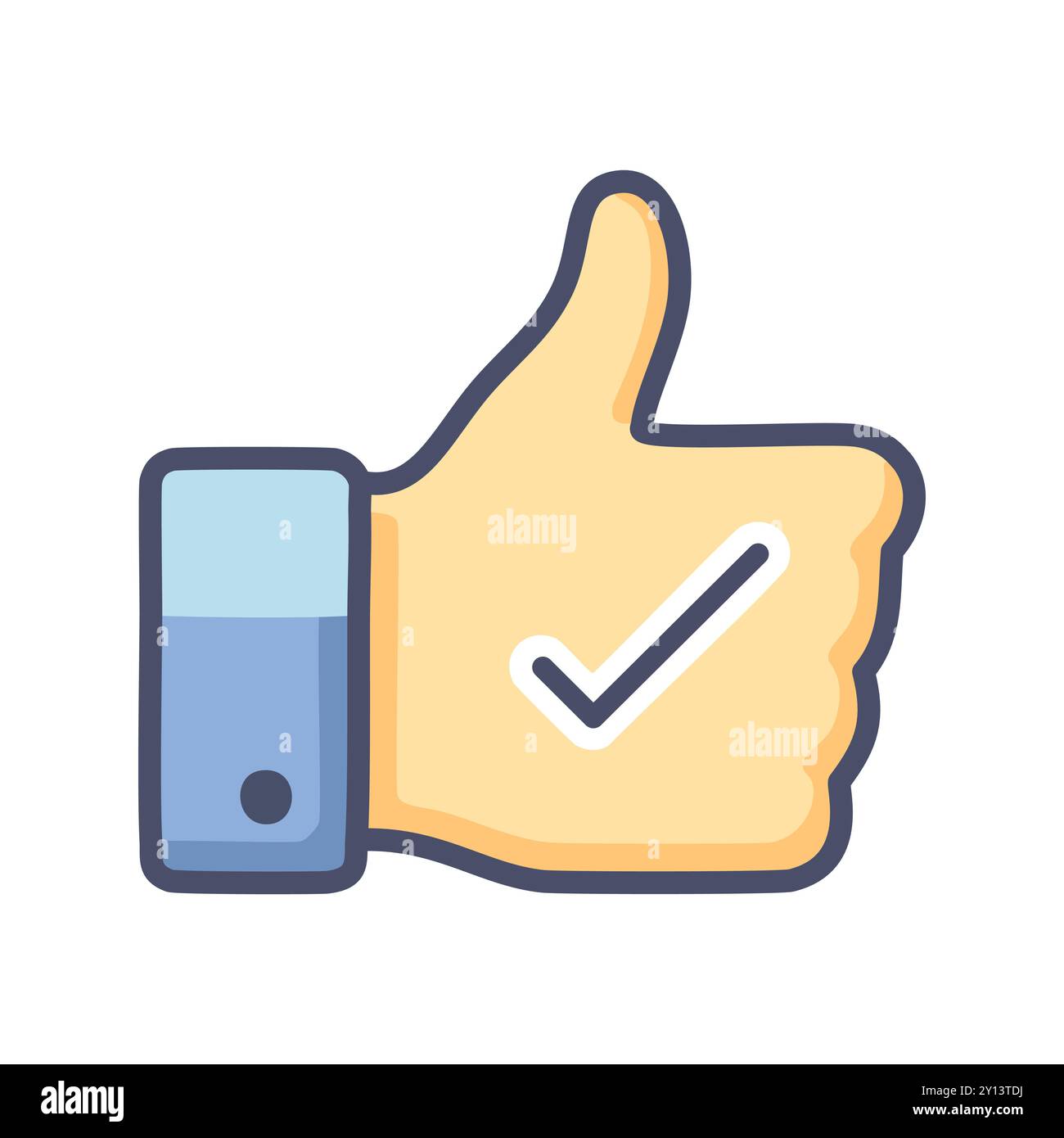 Tick gesture Stock Vector Images - Alamy