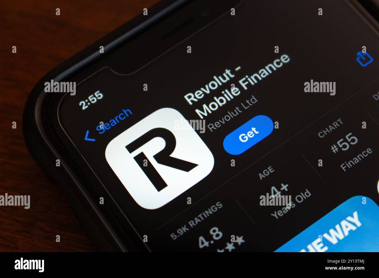 The Revolut app is displayed in the App Store on an iPhone. Revolut is ...