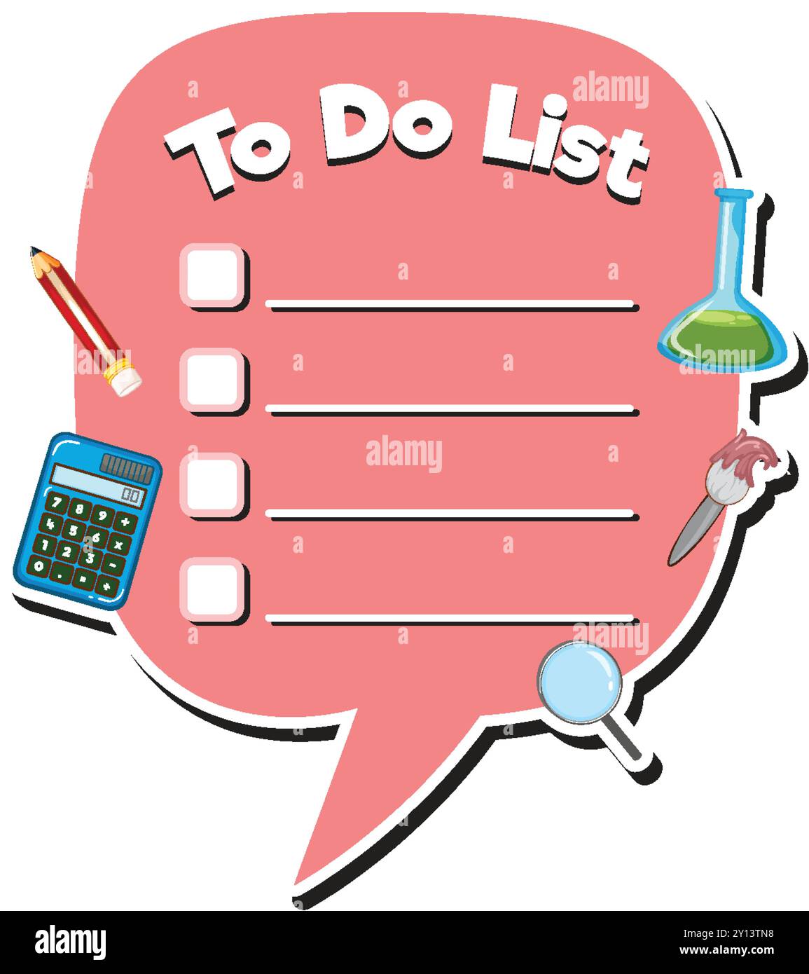 Daily objectives Stock Vector Images - Alamy