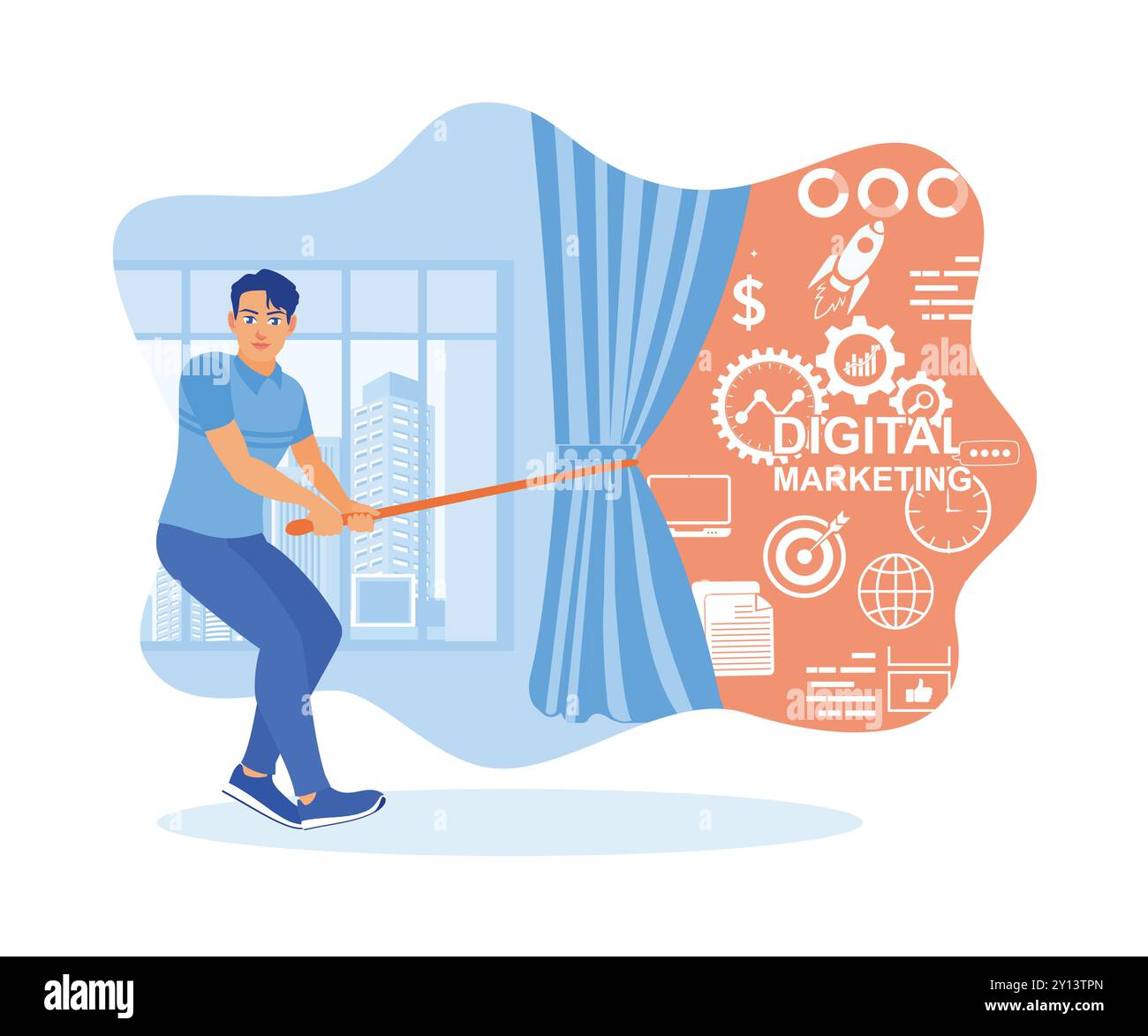 Management graph up concepts Stock Vector Images - Alamy