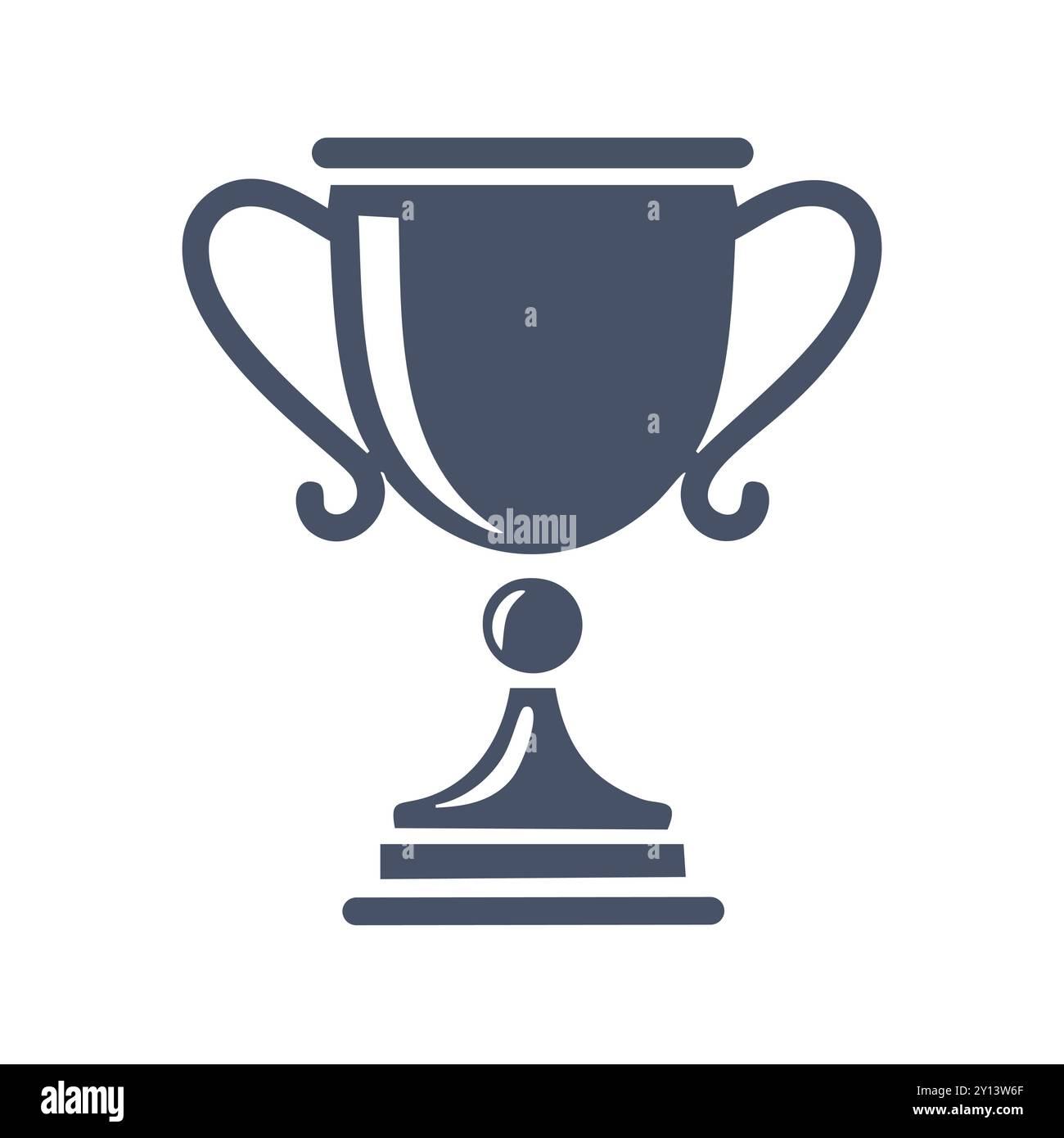 Winner trophy icon. A simple trophy icon, symbolizing success and ...