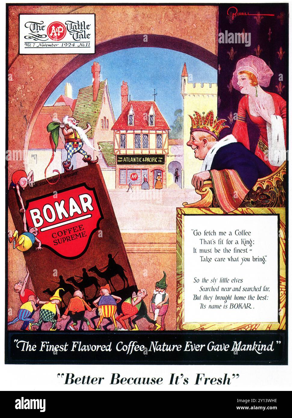 Vintage coffee adverts hi-res stock photography and images - Alamy