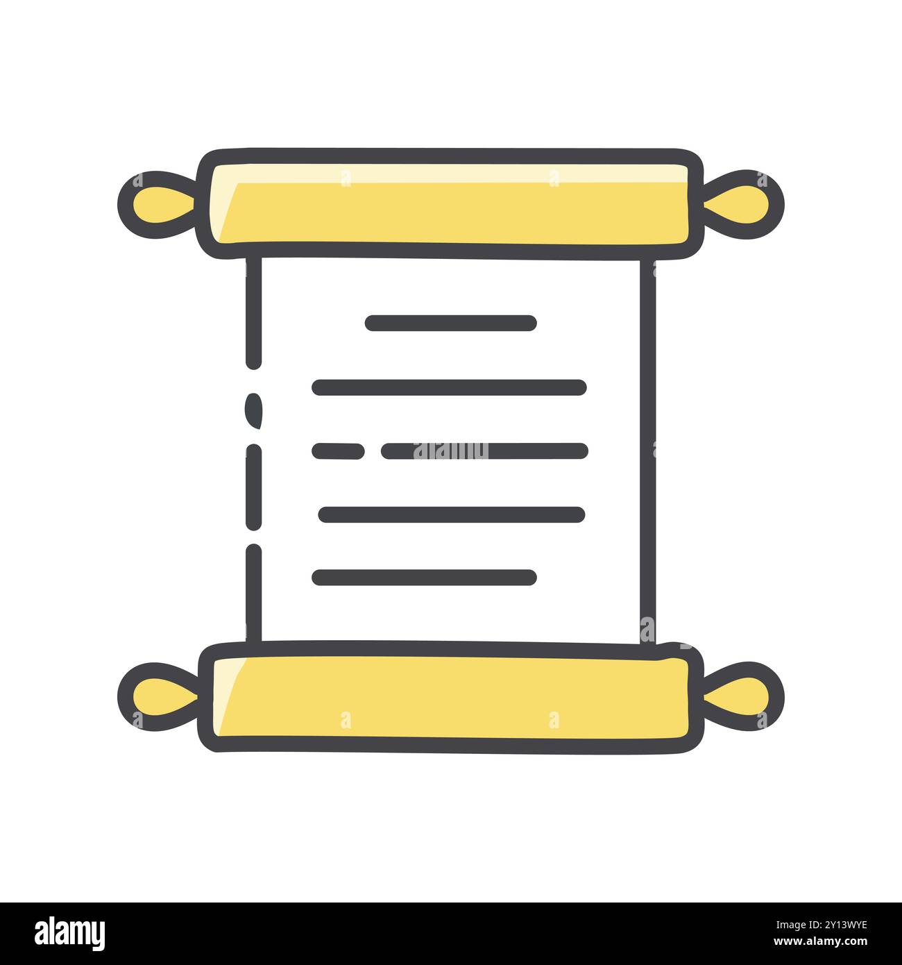 Ancient library scroll Stock Vector Images - Alamy