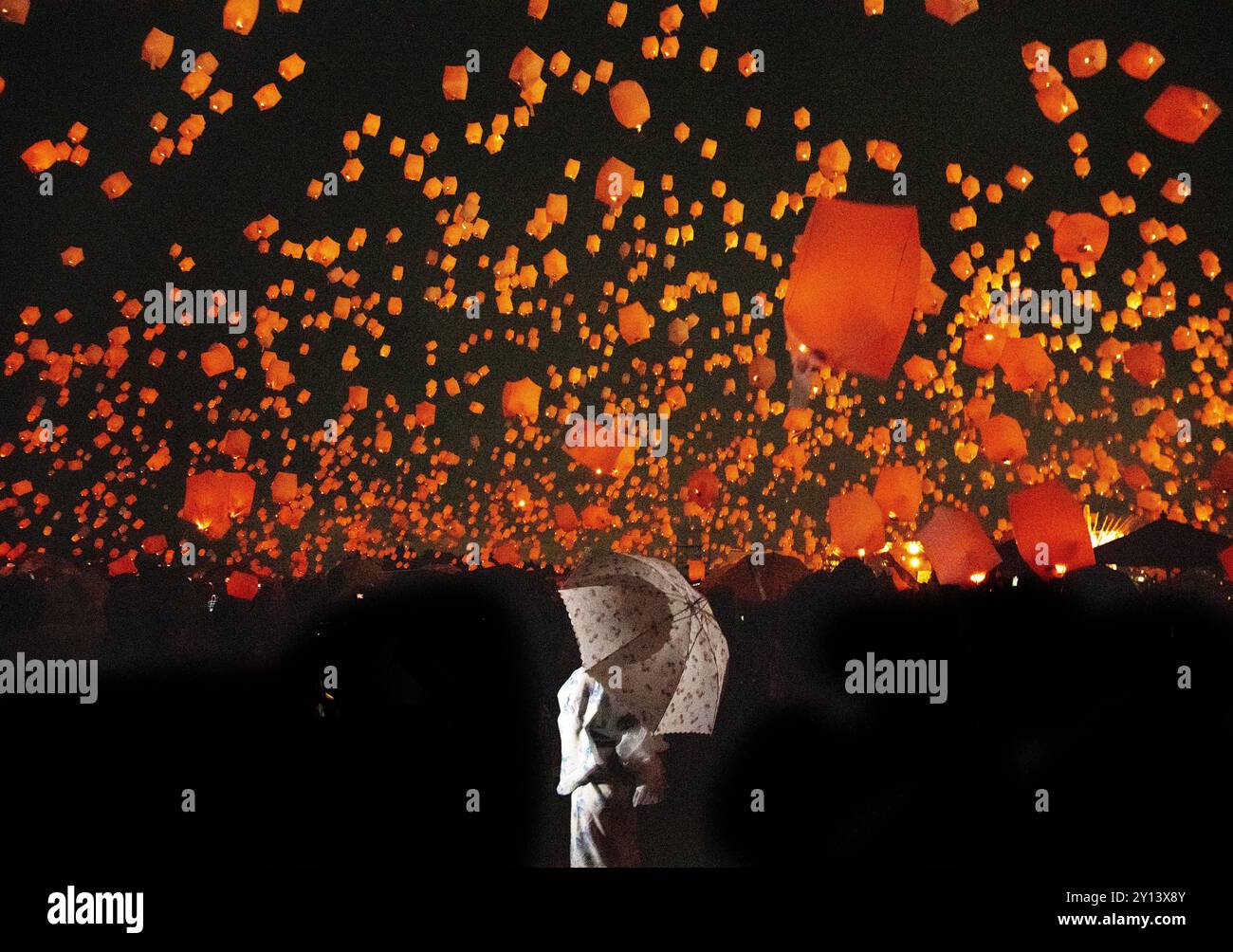 tanabata sky lantern festival in Kyoto, Japan Stock Photo - Alamy