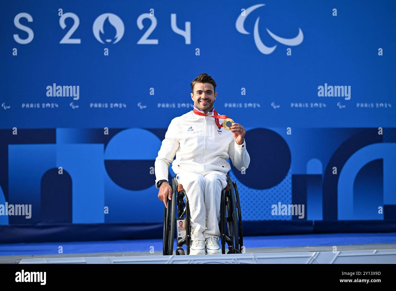 Clichy Sous Bois, France. 04th Sep, 2024. Mathieu Bosredon wins the ...