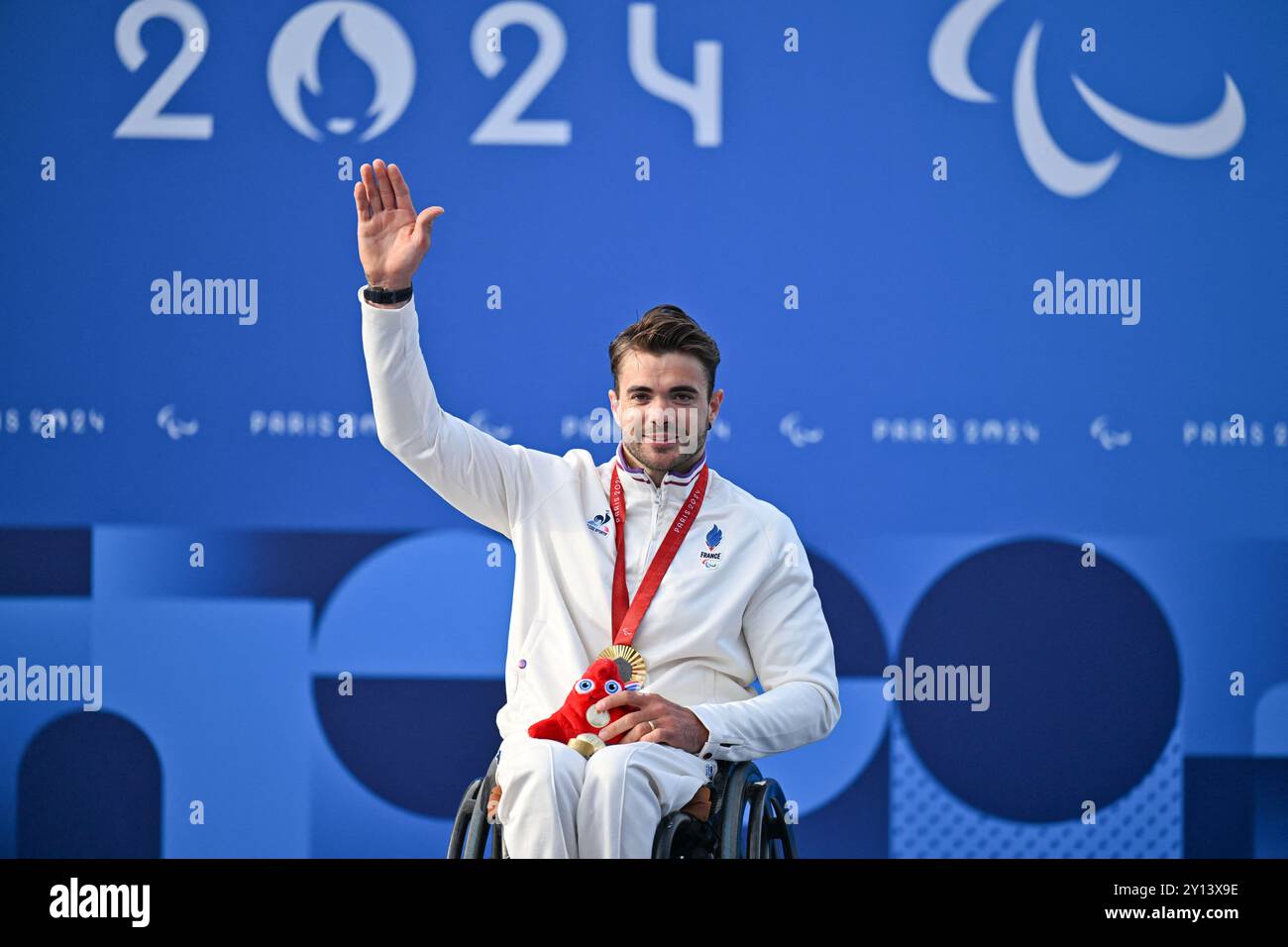Clichy Sous Bois, France. 04th Sep, 2024. Mathieu Bosredon wins the ...