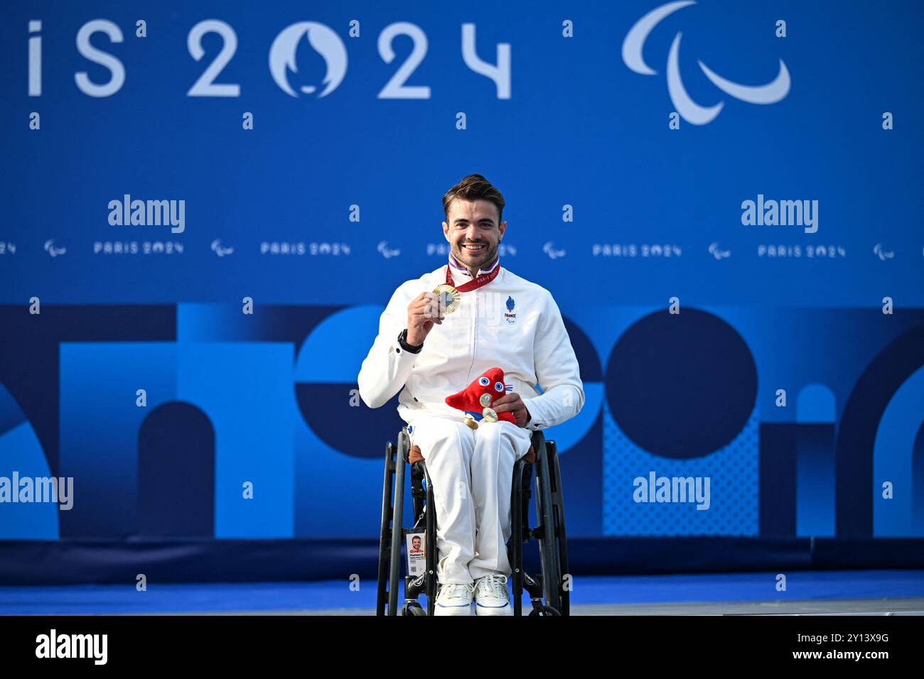 Clichy Sous Bois, France. 04th Sep, 2024. Mathieu Bosredon wins the ...