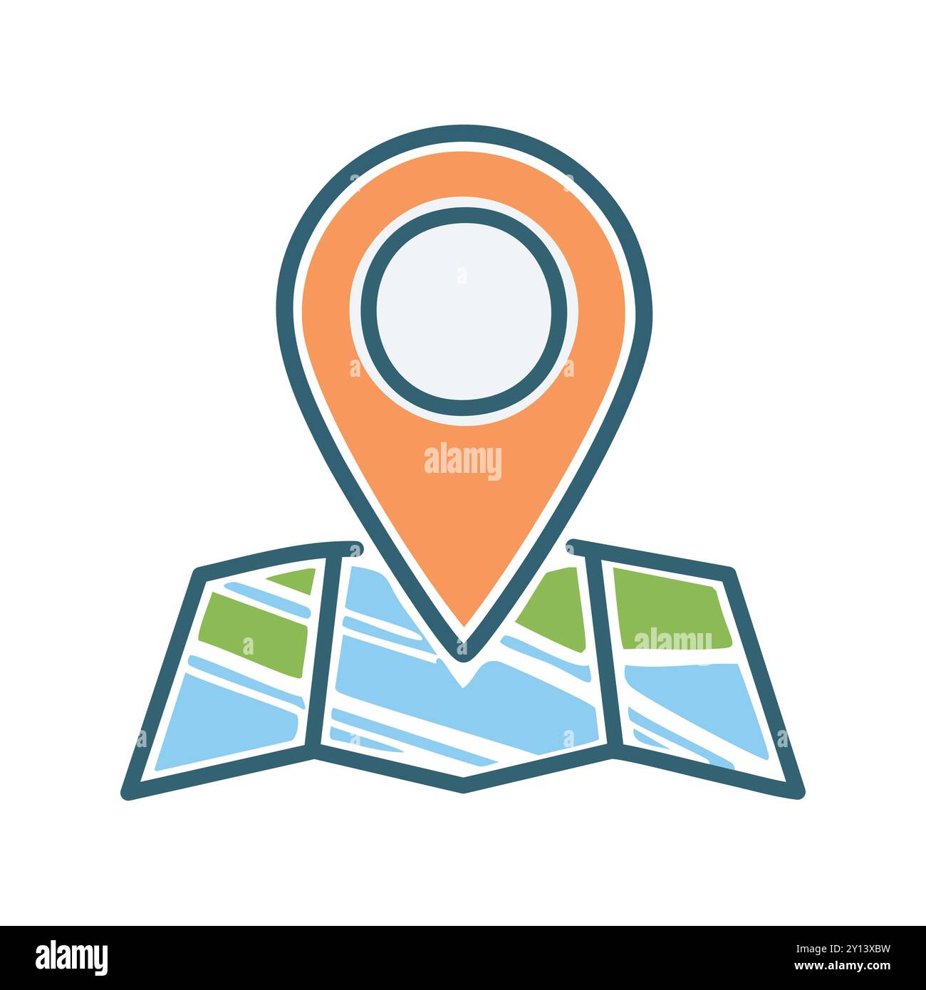 Location pin map. Pin on map indicating position or location. Travel ...