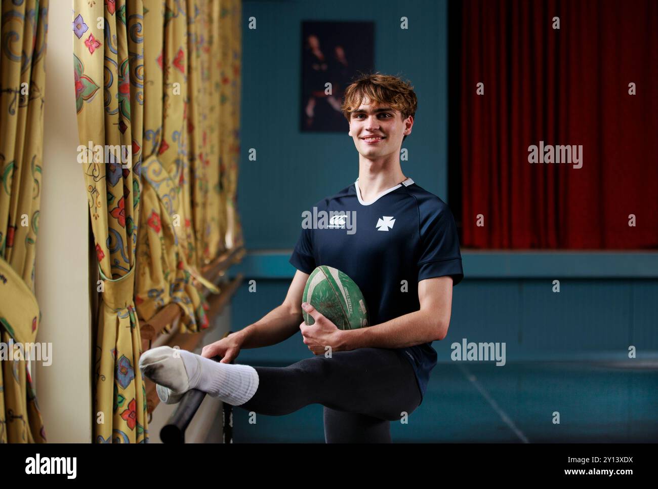 Oscar Hunter (18) from Belfast at High Points Youth Ballet studio on ...