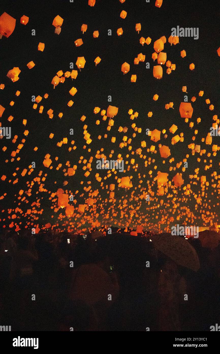 tanabata sky lantern festival in Kyoto, Japan Stock Photo - Alamy