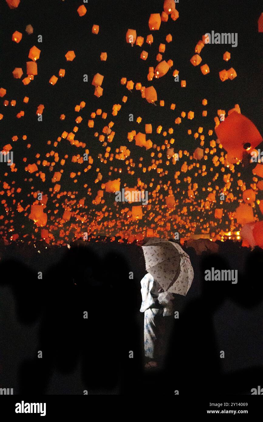 tanabata sky lantern festival in Kyoto, Japan Stock Photo - Alamy