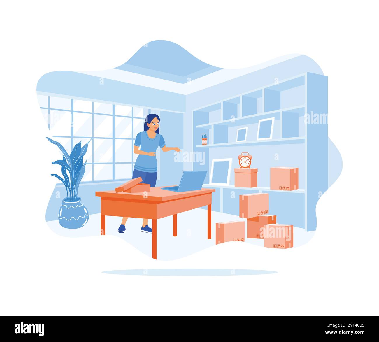 Goods order Stock Vector Images - Alamy