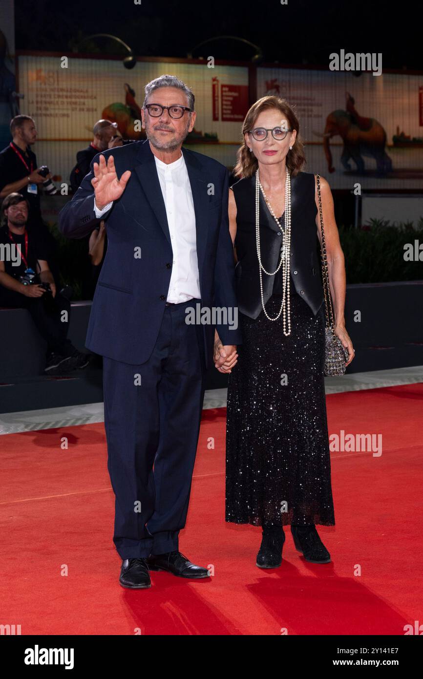 Italy. 04th Sep, 2024. Sergio Castellitto, Margaret Mazzantini 81st ...