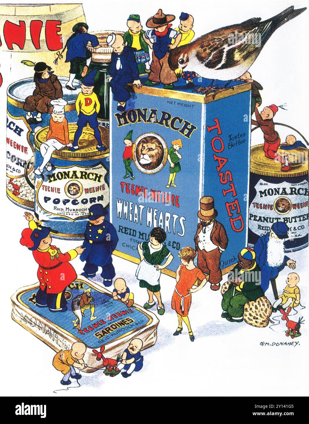 1928 monarch food products hi-res stock photography and images - Alamy