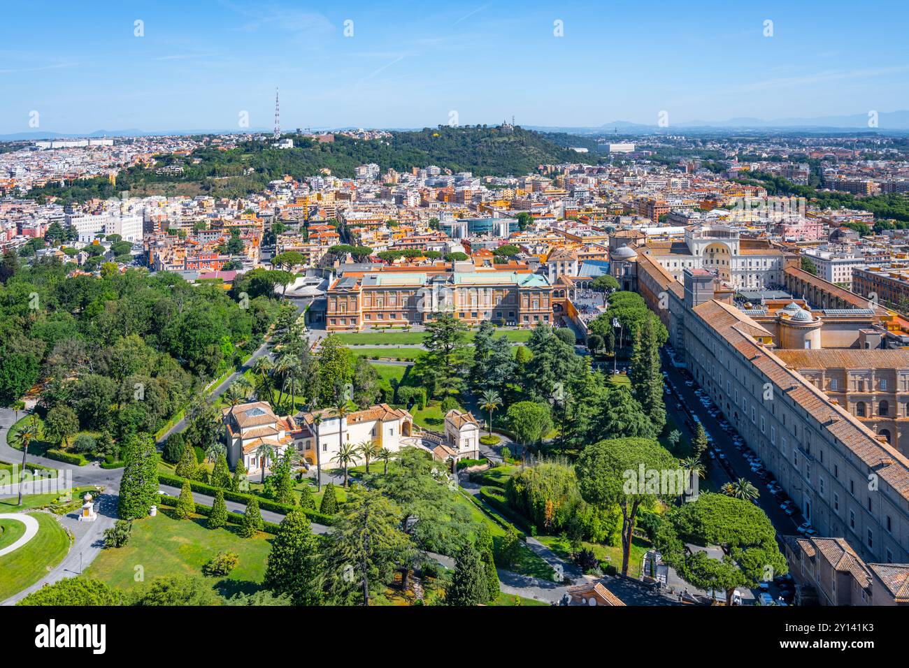 Visitors enjoy the serene beauty of the Vatican Museums and Gardens ...