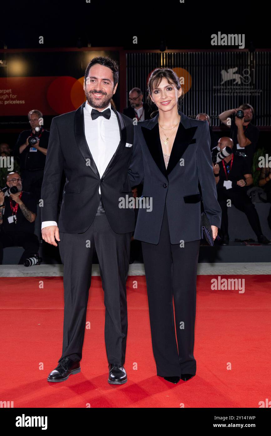 Italy. 04th Sep, 2024. Matteo Rovere, Giulia Louise Steigerwalt 81st ...
