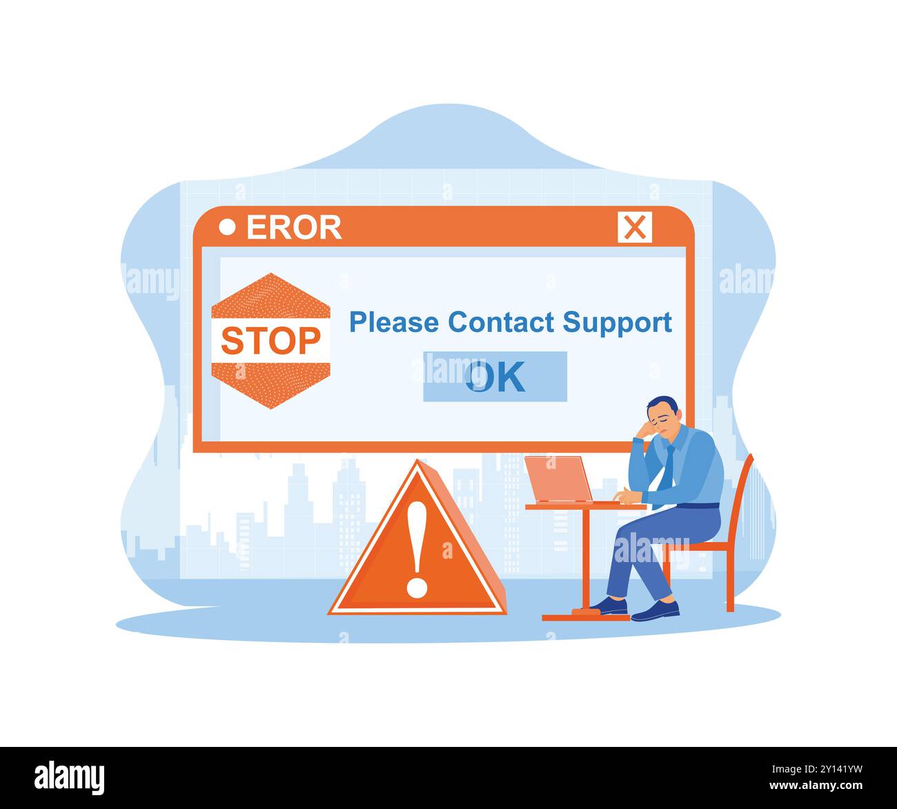 Sitting in front of a window Stock Vector Images - Alamy