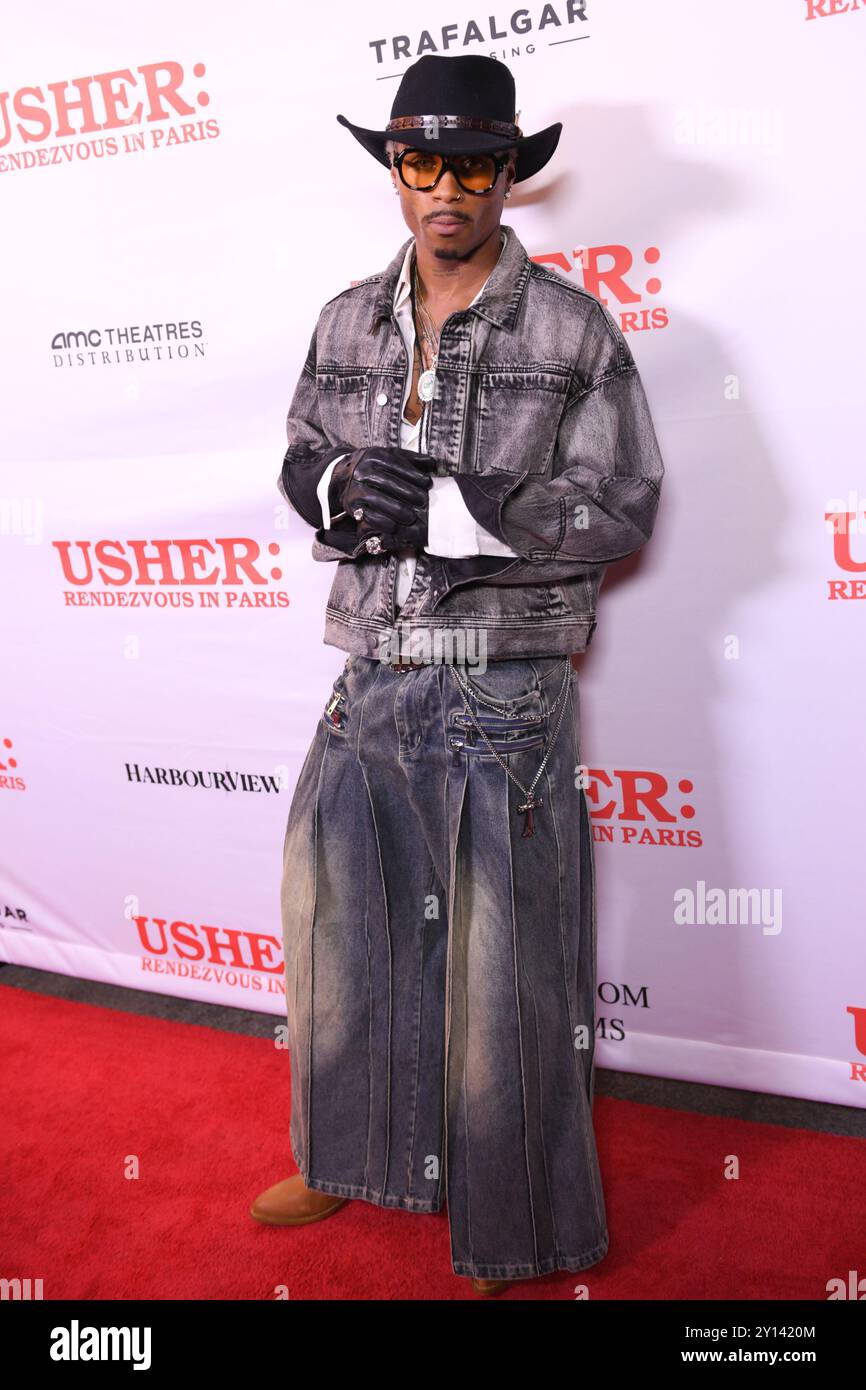 New York, USA. 04th Sep, 2024. Manny Omitto attending Usher: Rendezvous In Paris concert film ...