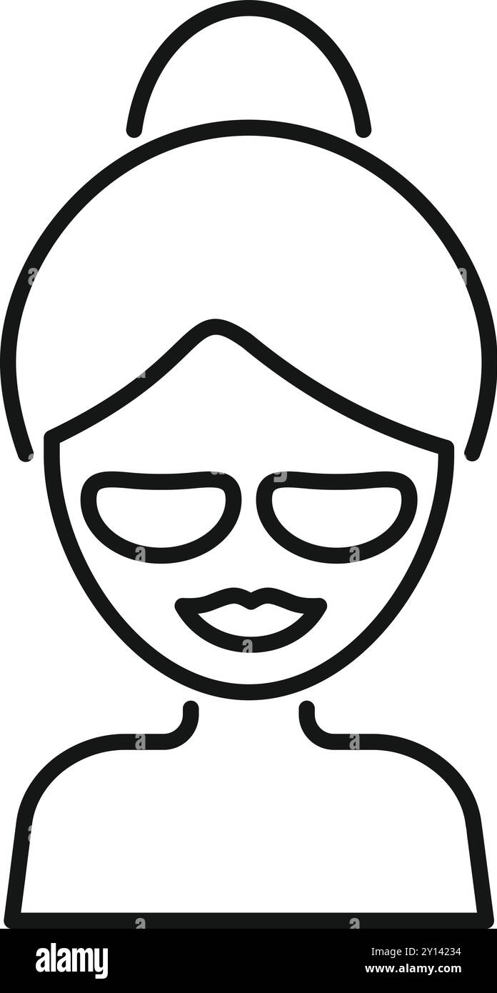 Eye massage woman Black and White Stock Photos & Images - Alamy