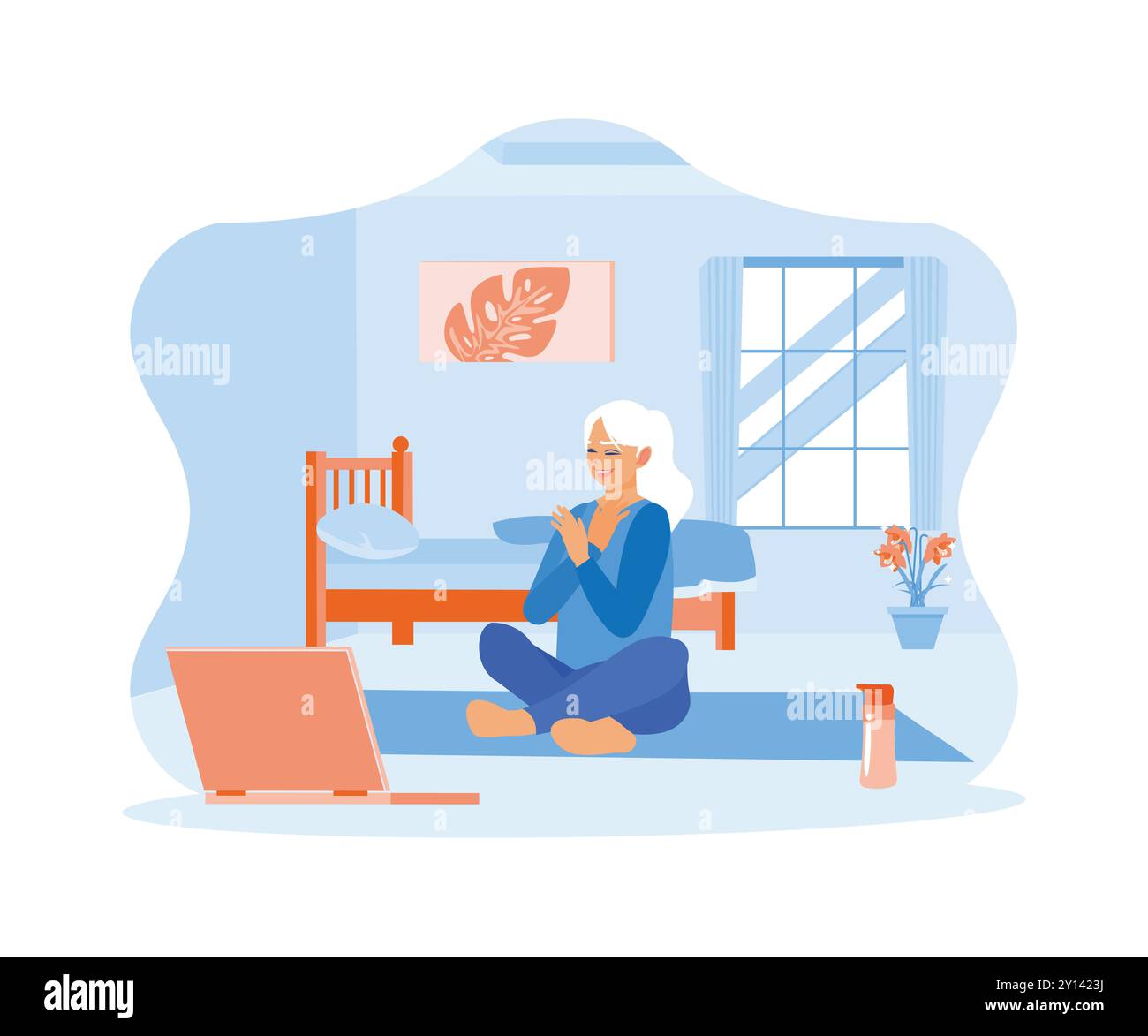 Face to face home floor Stock Vector Images - Alamy