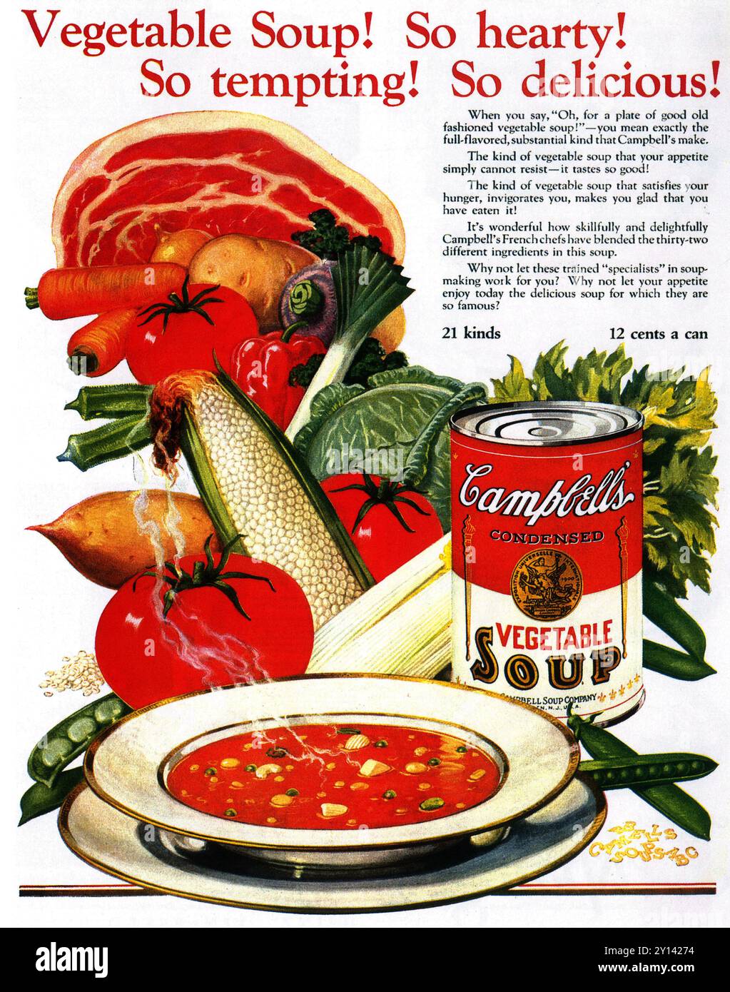 Campbells soup advert hi-res stock photography and images - Alamy