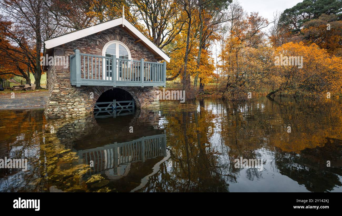 Ullswater Boathouse - Lake District Stock Photo - Alamy