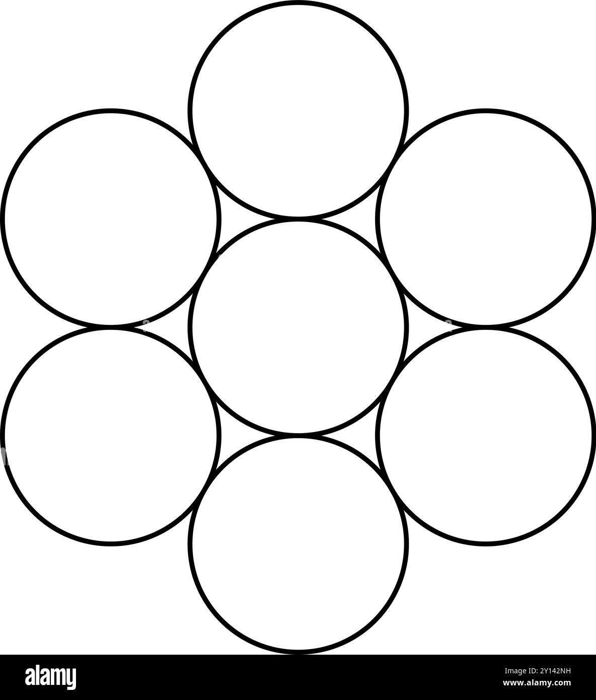 Egg of life symbol vector isolated on white background. Sacred geometry ...