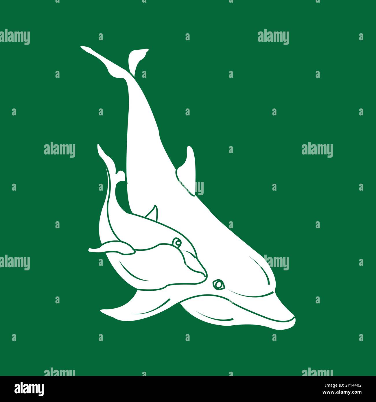 Black dolphin design hi-res stock photography and images - Alamy