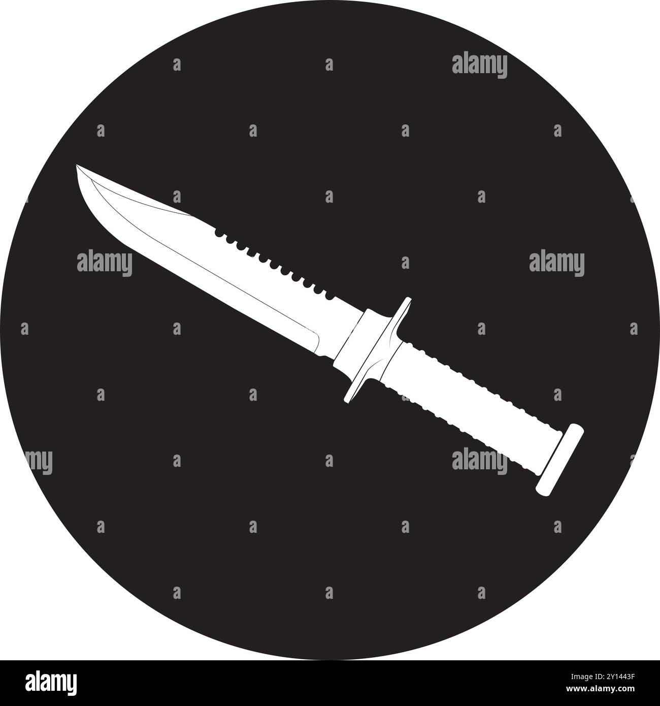 military knife icon vector illustration symbol design Stock Vector ...