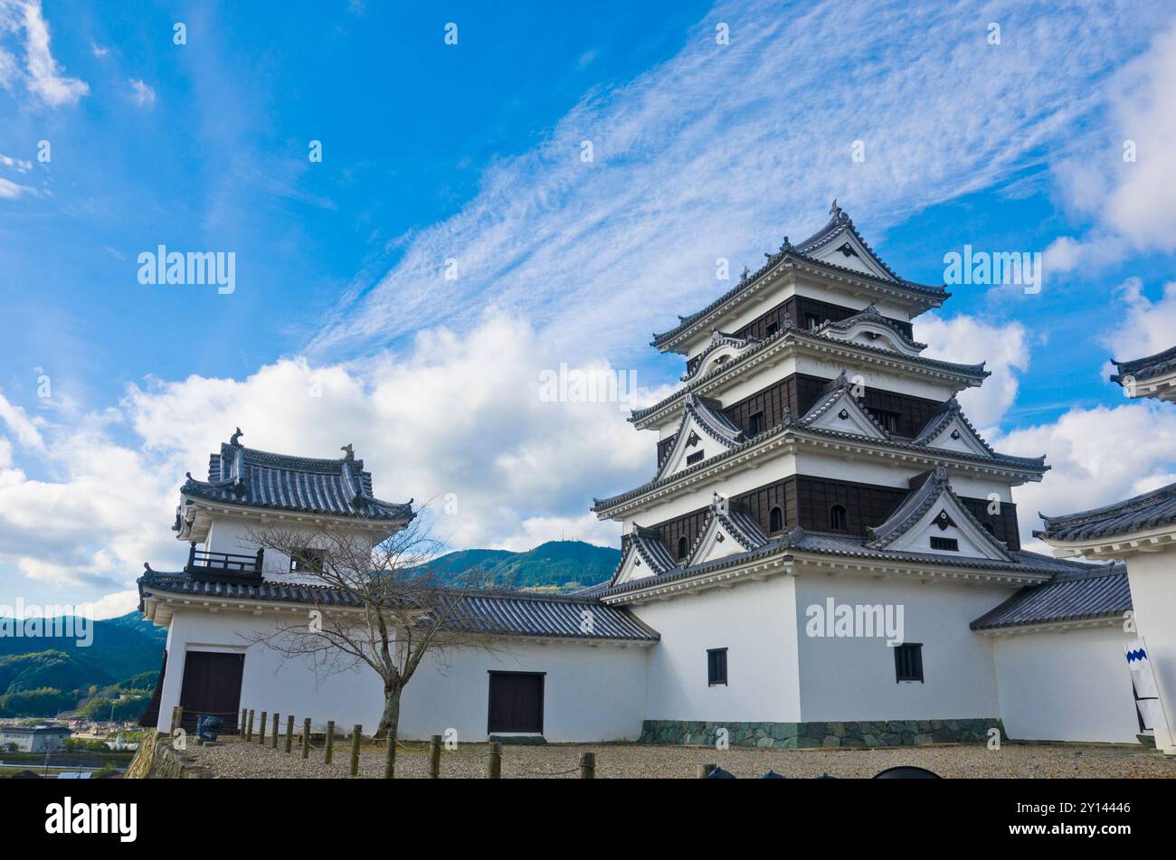 Ozu castle in Ehime prefecture, Shikoku, Japan Stock Photo - Alamy